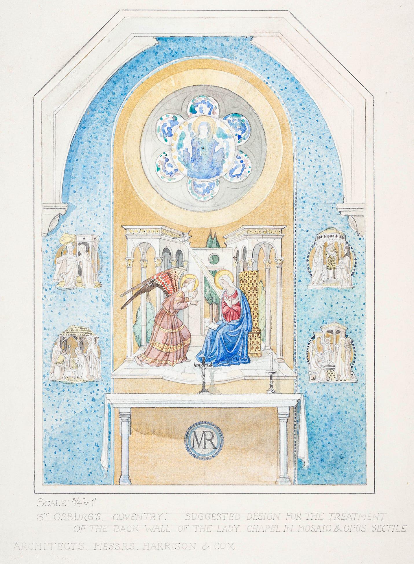 Hardman and Co. (1838 – 2008) – ‘St Osburg’s, Coventry’ | ABBOTT and HOLDER