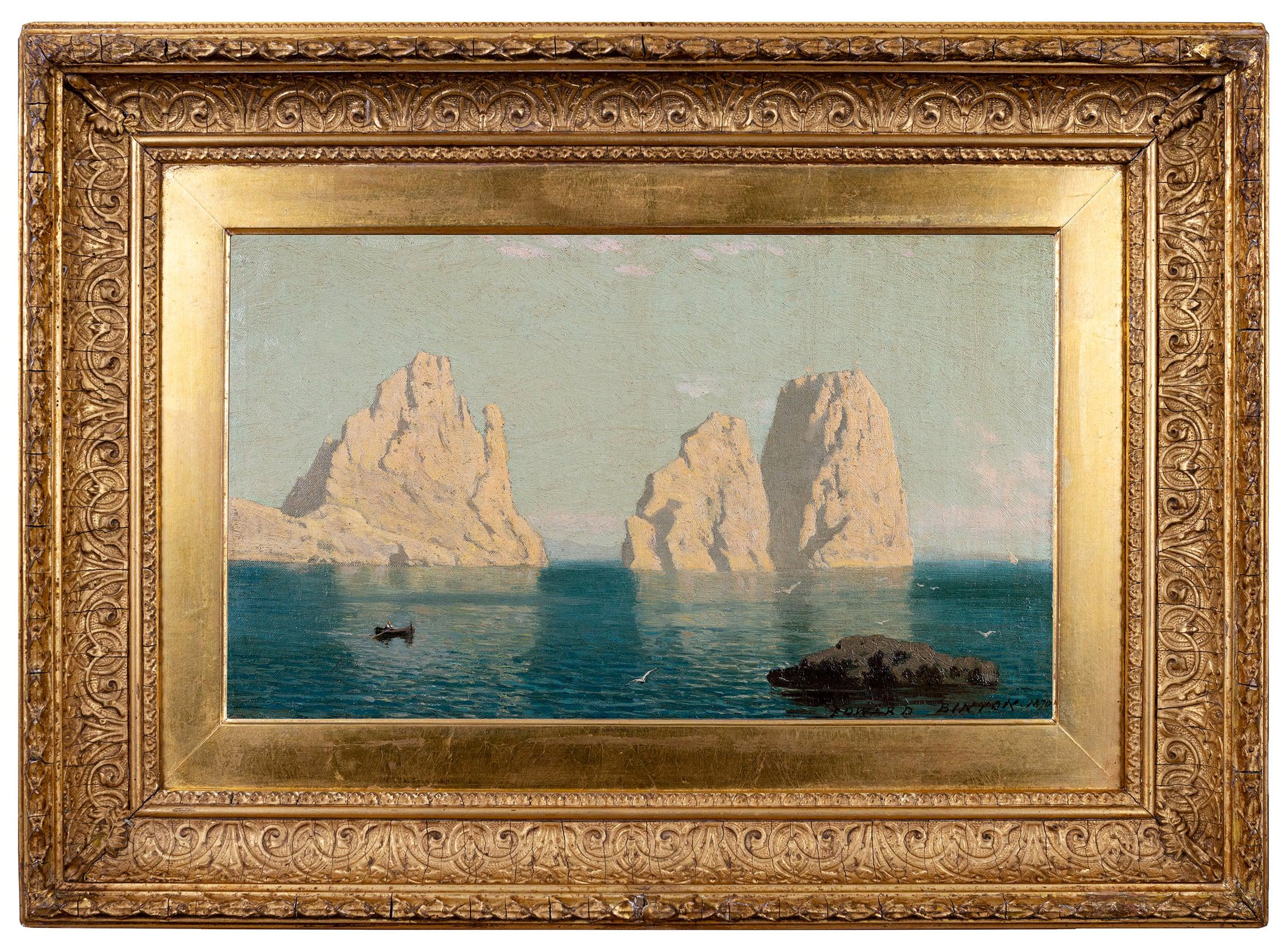 Binyon, Edward (1827 – 1876) – I Faraglione, Capri. | ABBOTT and HOLDER