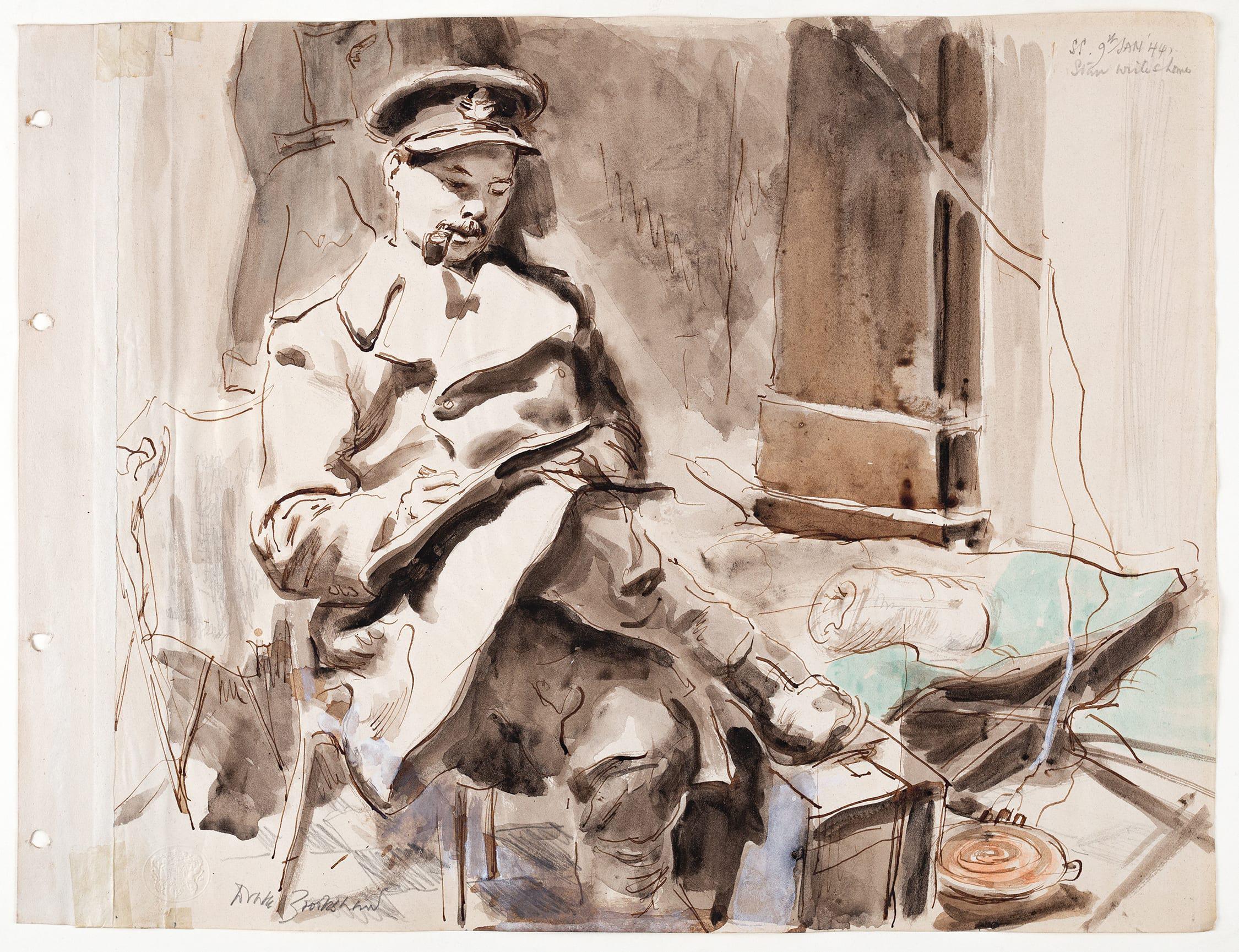 Brookshaw, Percy Drake (1907 – 1993) – P.28: ‘Stan writes home ...