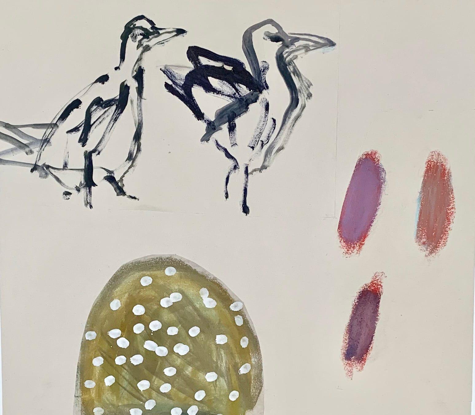 Stilwell (Contemporary), Peter – Two Corvids and Flowering Tree ...