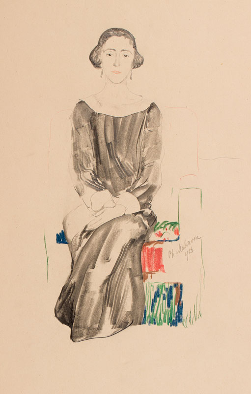 MALIAVIN Philip (Filip Andreyich Malyavin) (1869-1940) – Seated lady ...