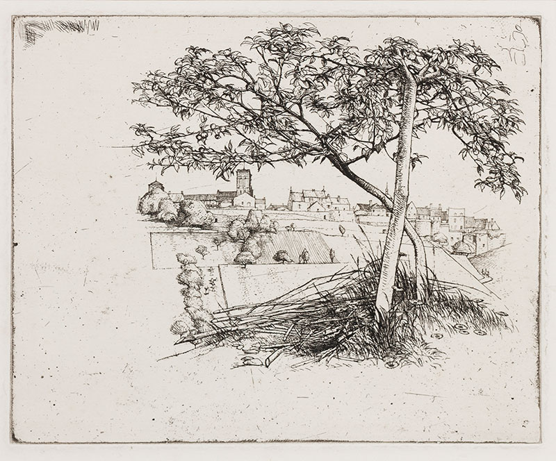 LACK Henry Martyn R.E. (1909-1979) – View through tree. | ABBOTT and HOLDER