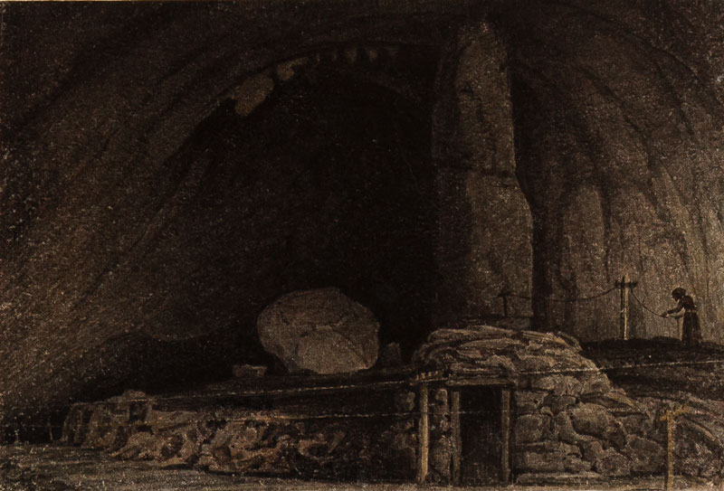 CUMBERLAND George (1754-1848) – Peak Cavern, Rope Walk. | ABBOTT and HOLDER