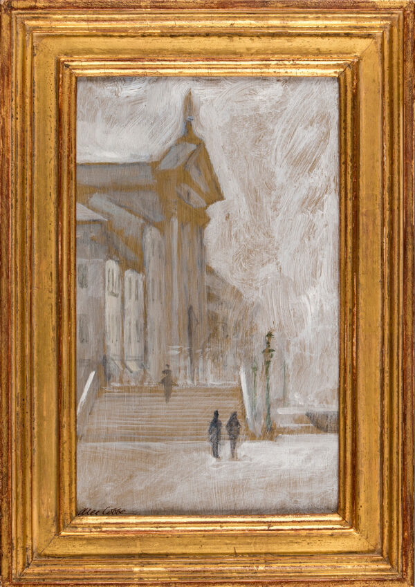 COBBE Alec (b.1945) – Venice: Santa Maria Della Pieta, riva degli ...