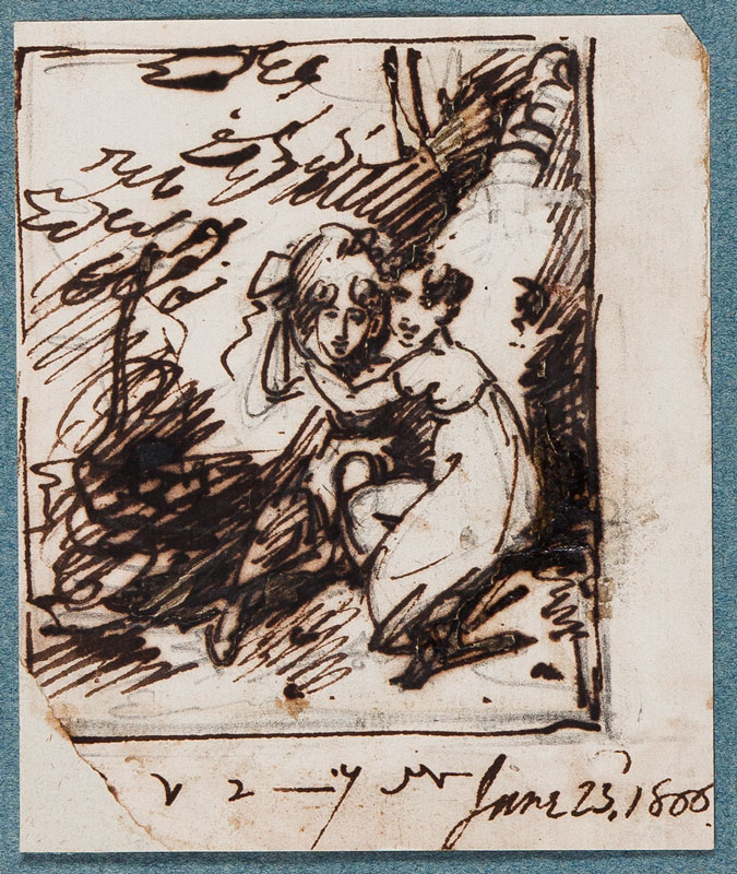 CHINNERY George (1774-1852) – Study, traditionally believed to be for ...