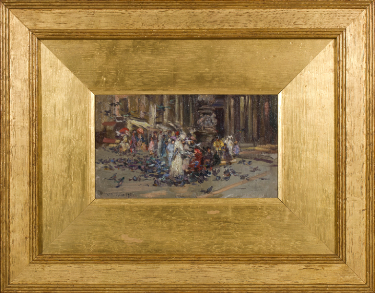 GOFF Colonel Robert Charles R.E. (1837-1922) – ‘The Piazza’,Venice ...