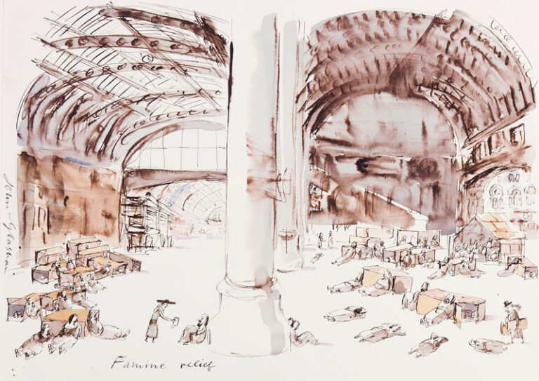 GLASHAN John (1927-1999) – ‘Famine Relief’. | ABBOTT and HOLDER