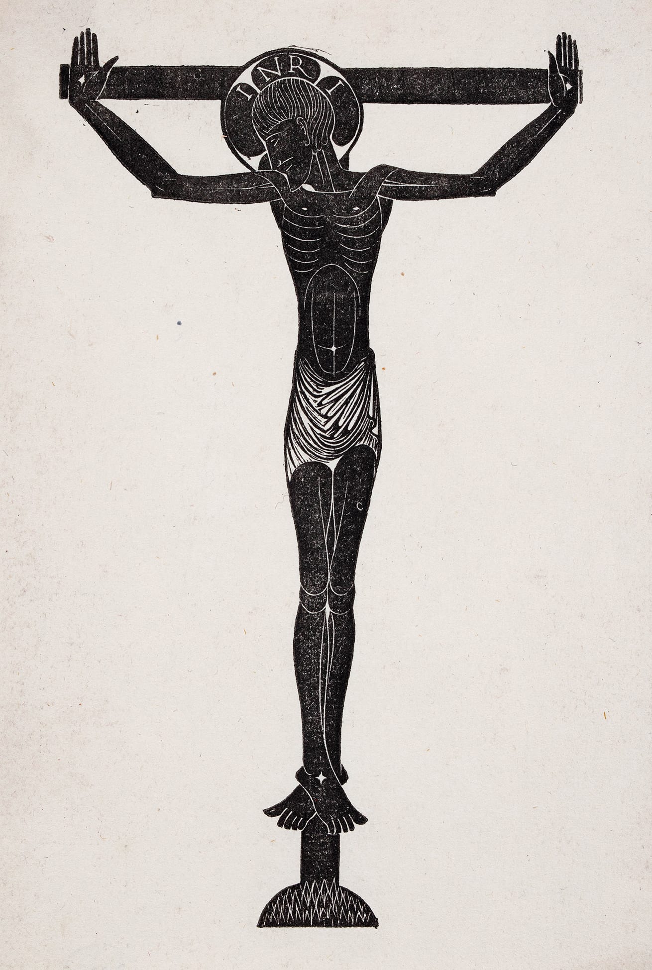 GILL Eric (1882-1940) – ‘The Symbol of Christ Crucified’ (P. | ABBOTT ...