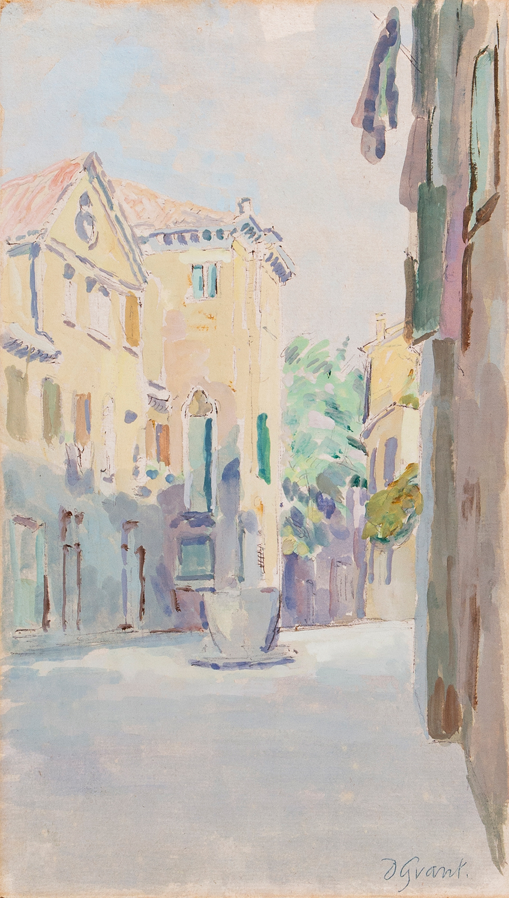GRANT Duncan (1885-1978) – Venetian piazza. | ABBOTT and HOLDER
