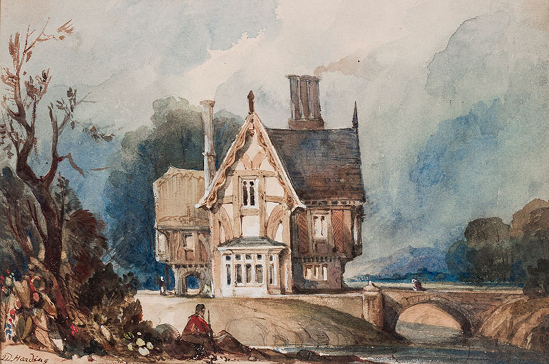 HARDING James Duffield (1793-1867) – A Picturesque Lodge. | ABBOTT and ...