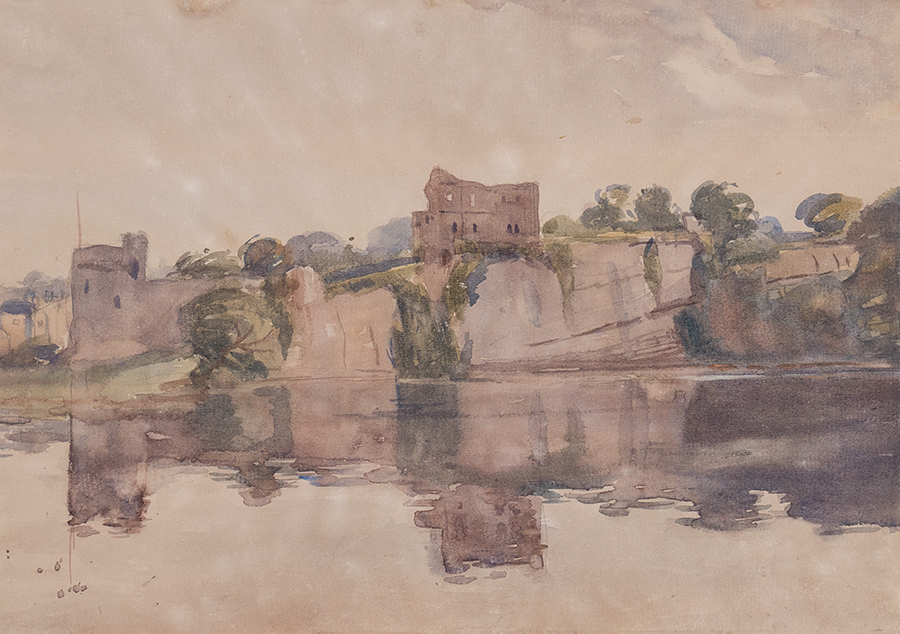INNES John Dickson (1887-1914) – Chepstow Castle. | ABBOTT and HOLDER
