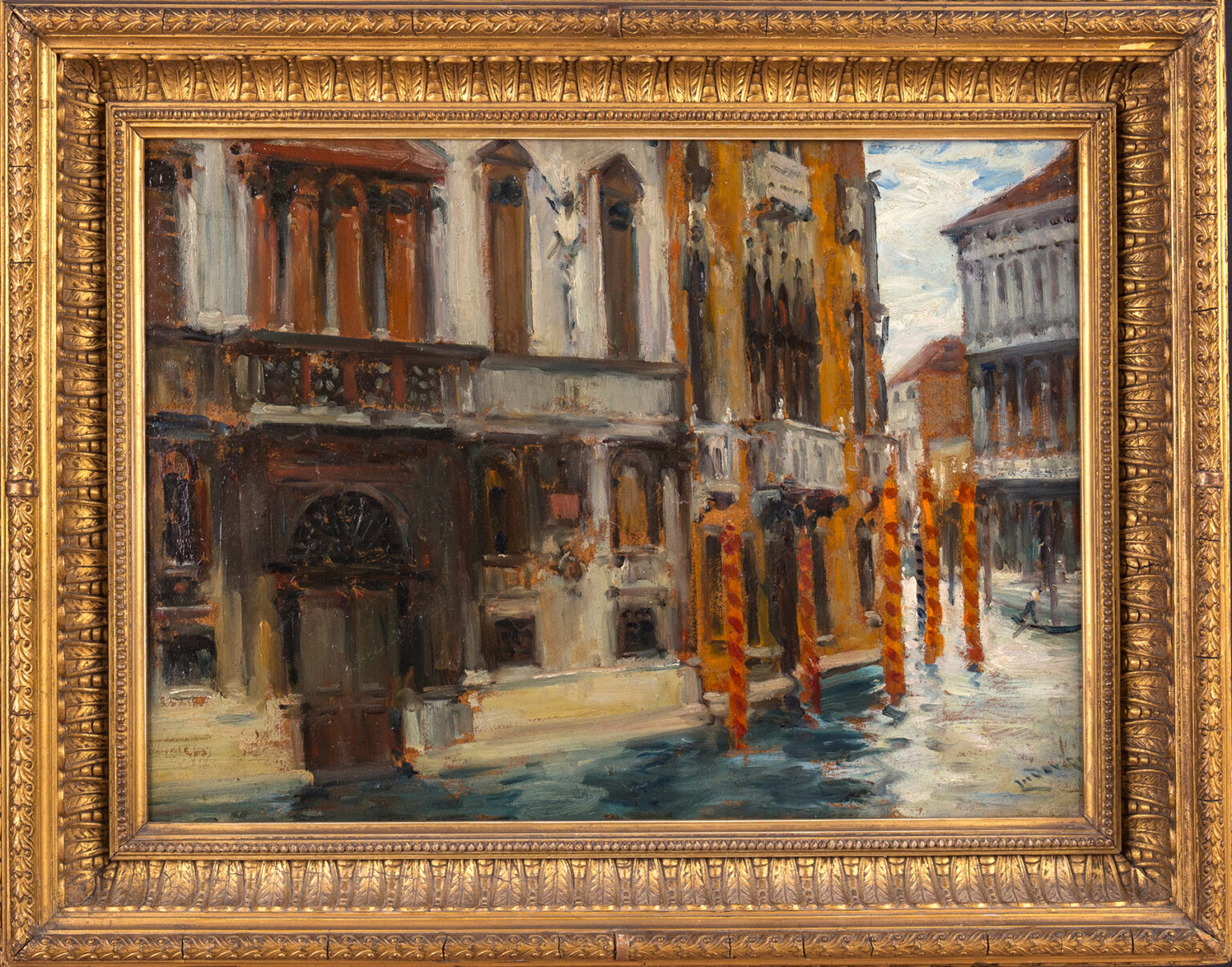 LUDOVICI Albert Jnr. R.B.A. (1852-1932) – Venice: a corner of the Grand ...