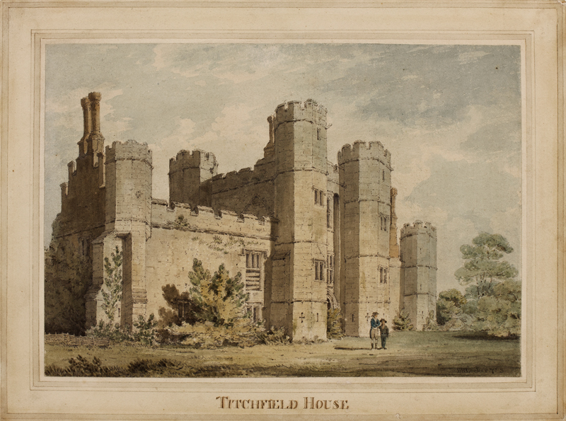 LOCKER Edward Hawke (1777-1849) – Hampshire; Titchfield Abbey ...