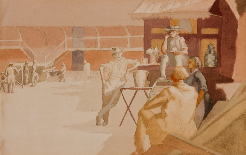 LESSORE Therese (1884-1945) – ‘Tea Break’. | ABBOTT and HOLDER