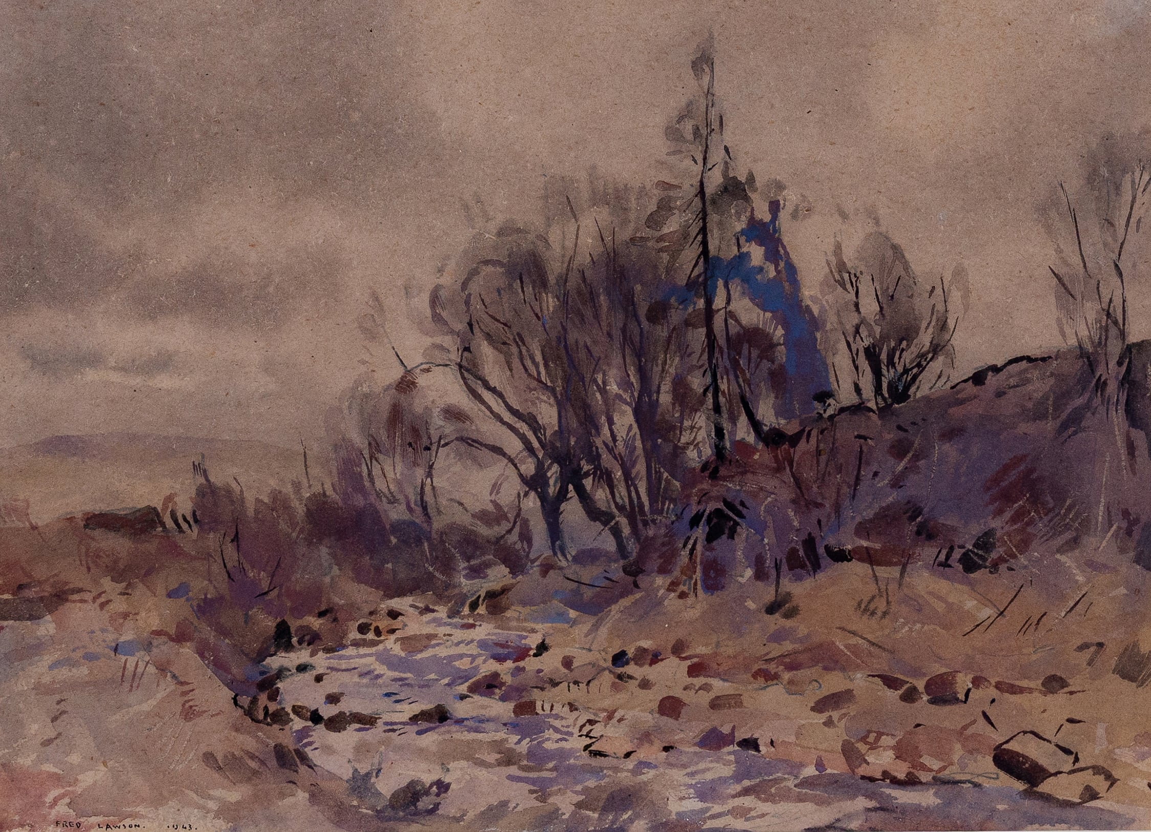 LAWSON Frederick (1888-1968) – ‘Gill Beck, Wensleydale’. | ABBOTT and ...