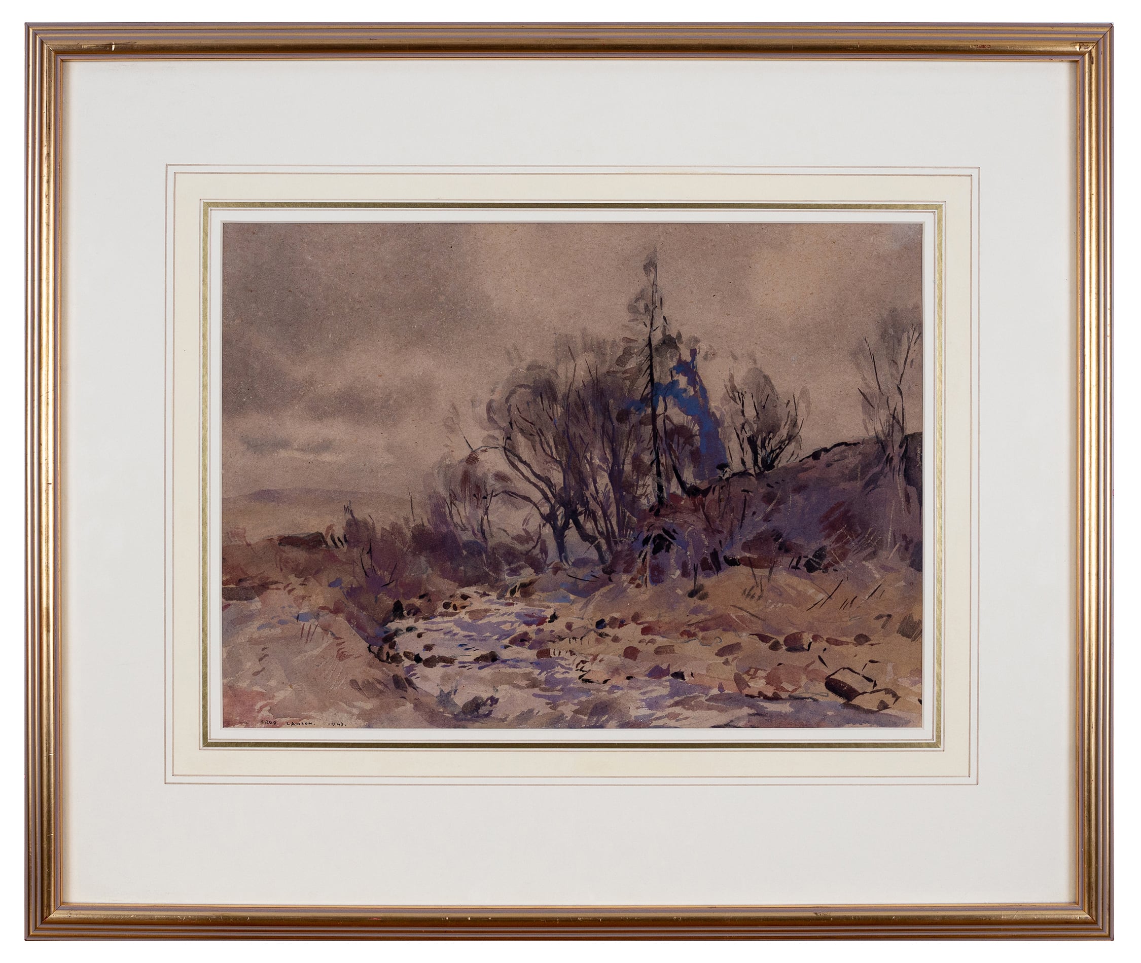 LAWSON Frederick (1888-1968) – ‘Gill Beck, Wensleydale’. | ABBOTT and ...