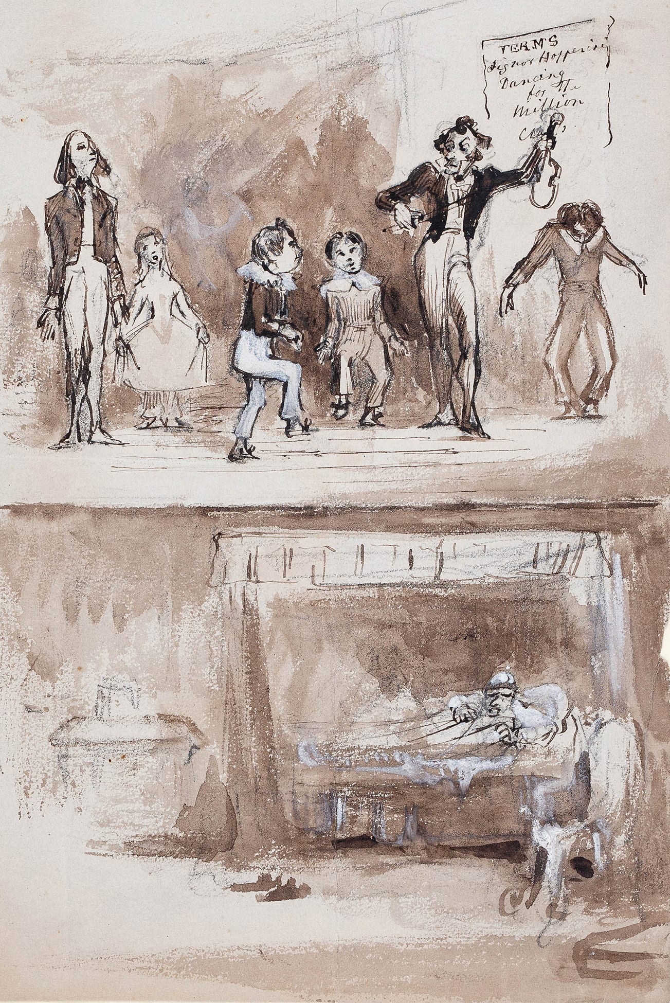 LANDELLS Ebenezer (1808-1860) – ‘Signor Hopperini’s’ dancing class ...