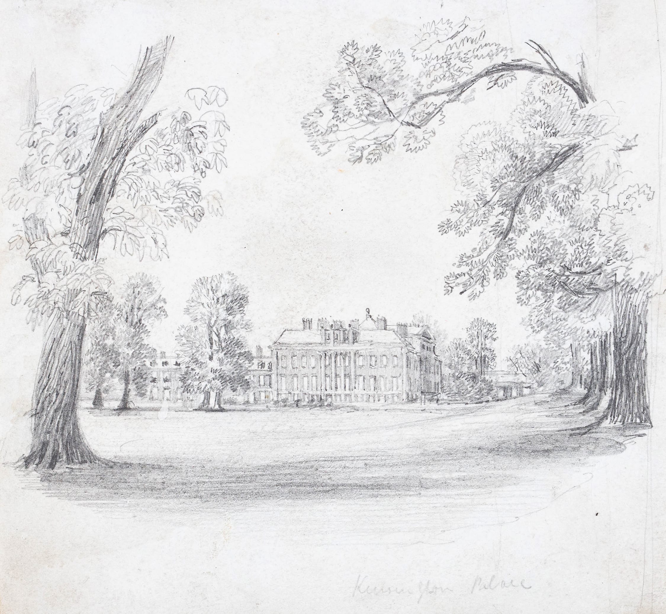 LANDELLS Ebenezer (1808-1860) – ‘Kensington Palace’. | ABBOTT and HOLDER