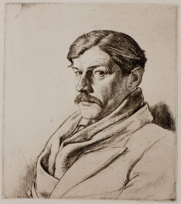 LACK Henry Martyn R.E. (1909-1979) – Self-portrait. | ABBOTT and HOLDER