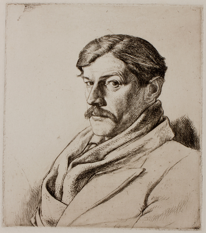 LACK Henry Martyn R.E. (1909-1979) – Self-portrait. | ABBOTT and HOLDER