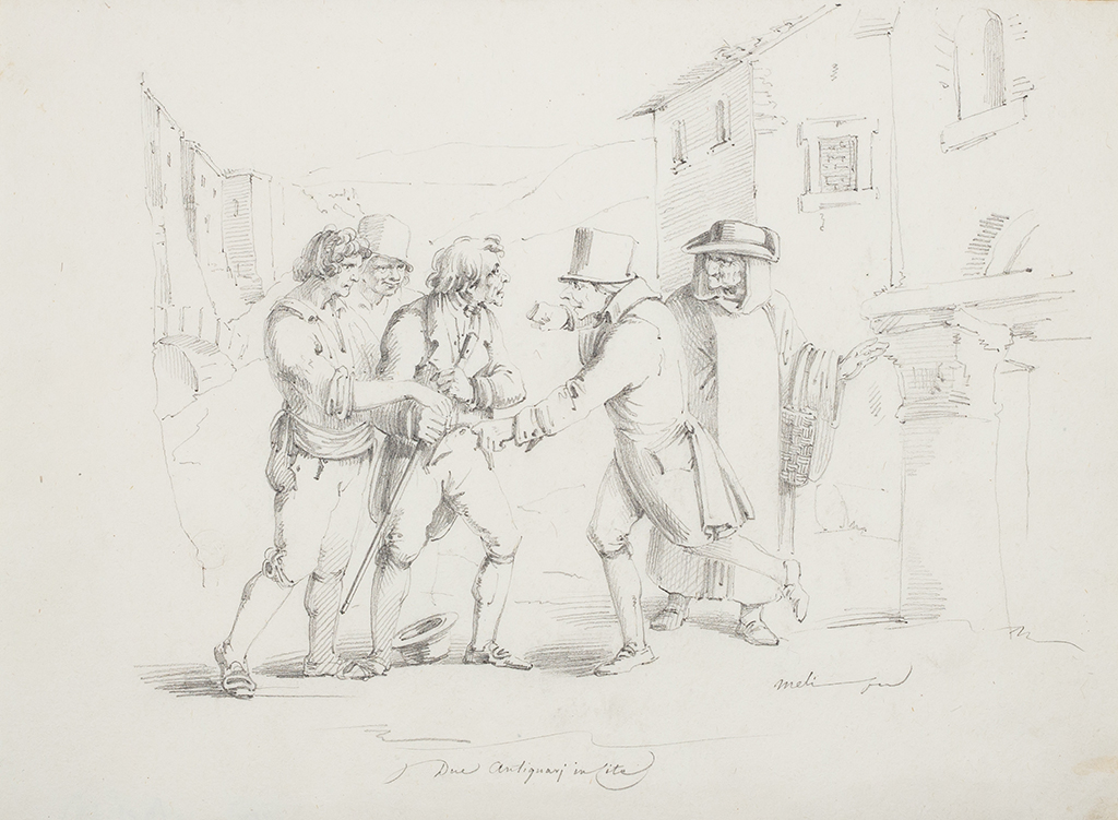 MELI Filippo (b.1795) – ‘Due Antiquari in Cita’. | ABBOTT and HOLDER