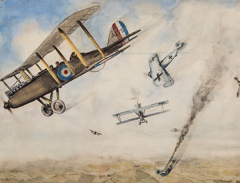 McCARTHY R.C. (fl.1918) – WWI Dogfight. | ABBOTT and HOLDER