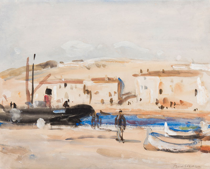 MAYOR Fred I.S. (1865-1916) – ‘The harbour, Cassis’. | ABBOTT and HOLDER