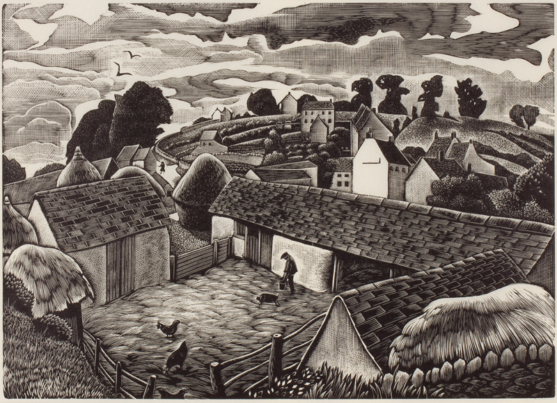 MALET Guy Warre Seymour (1900-1973) – Farm on Sark. | ABBOTT and HOLDER