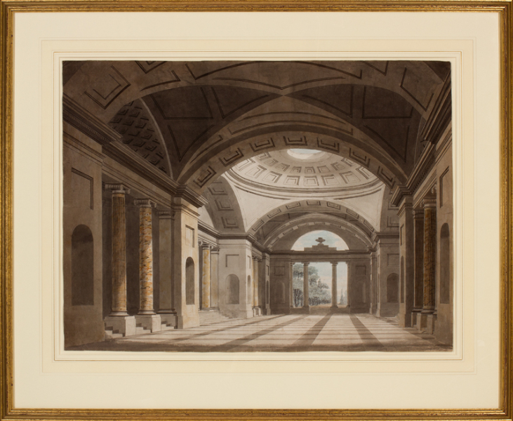 NASH Frederick John O.W.S. (1782-1856) – Architectural perspective ...