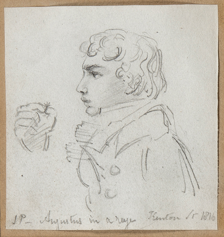 PRINSEP James (1799-1840) – ‘Augustus in a rage, Kenton Street ...