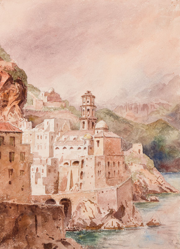 PETIT Rev. John Louis (1801-1868) – Nine watercolours of Italy ...