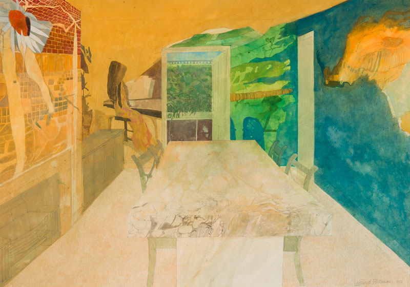 ROSOMAN Leonard R.A. (1913-2012) – ‘The Painted Room’. | ABBOTT and HOLDER