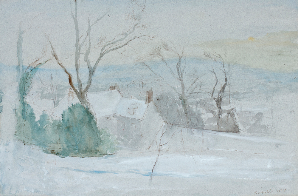 STONE Reynolds (1909-1979) – ‘Old Rectory, Winter’, Litton Cheney ...