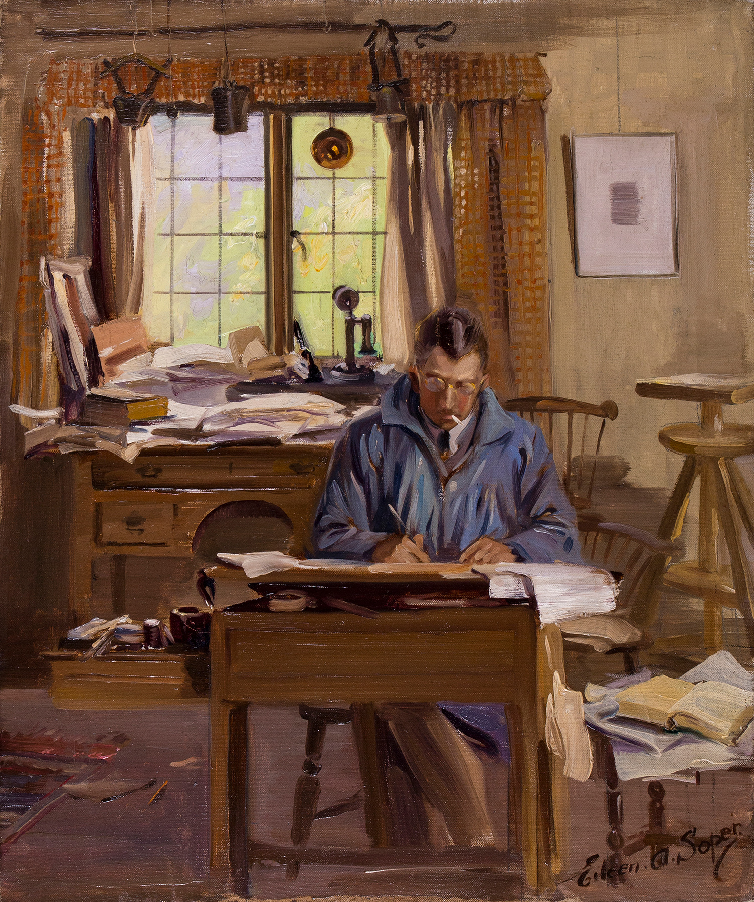 SOPER Eileen (1905-1990) – George Soper, the artist’s father, etching ...