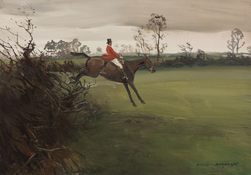 SIMPSON Charles R.I. (1885-1971) – ‘Well over a nasty place’. | ABBOTT ...