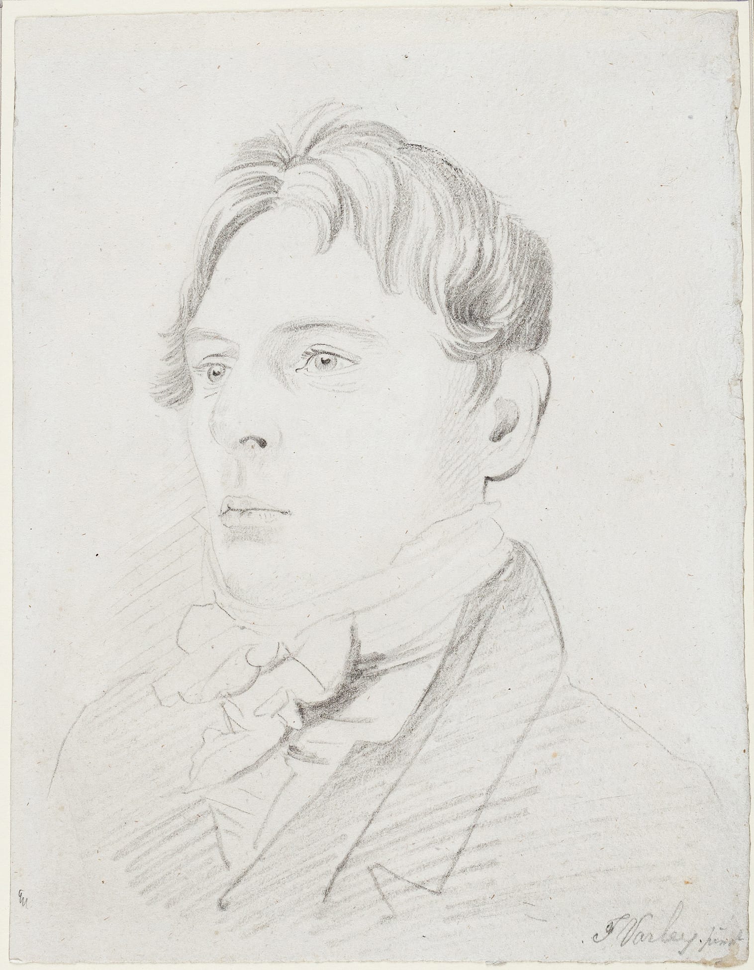 VARLEY John OWS (1778-1842) – Portrait of a Man Pencil. | ABBOTT and HOLDER