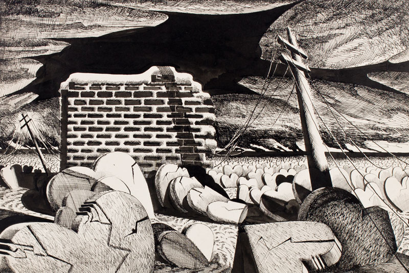 WRAGG Arthur (1903-1976) – Enigmatic landscape. | ABBOTT and HOLDER