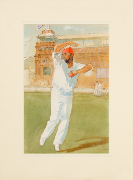 WARD John Stanton C.B.E. (1917-2007) – ‘Bishan Singh Bedi’. | ABBOTT ...
