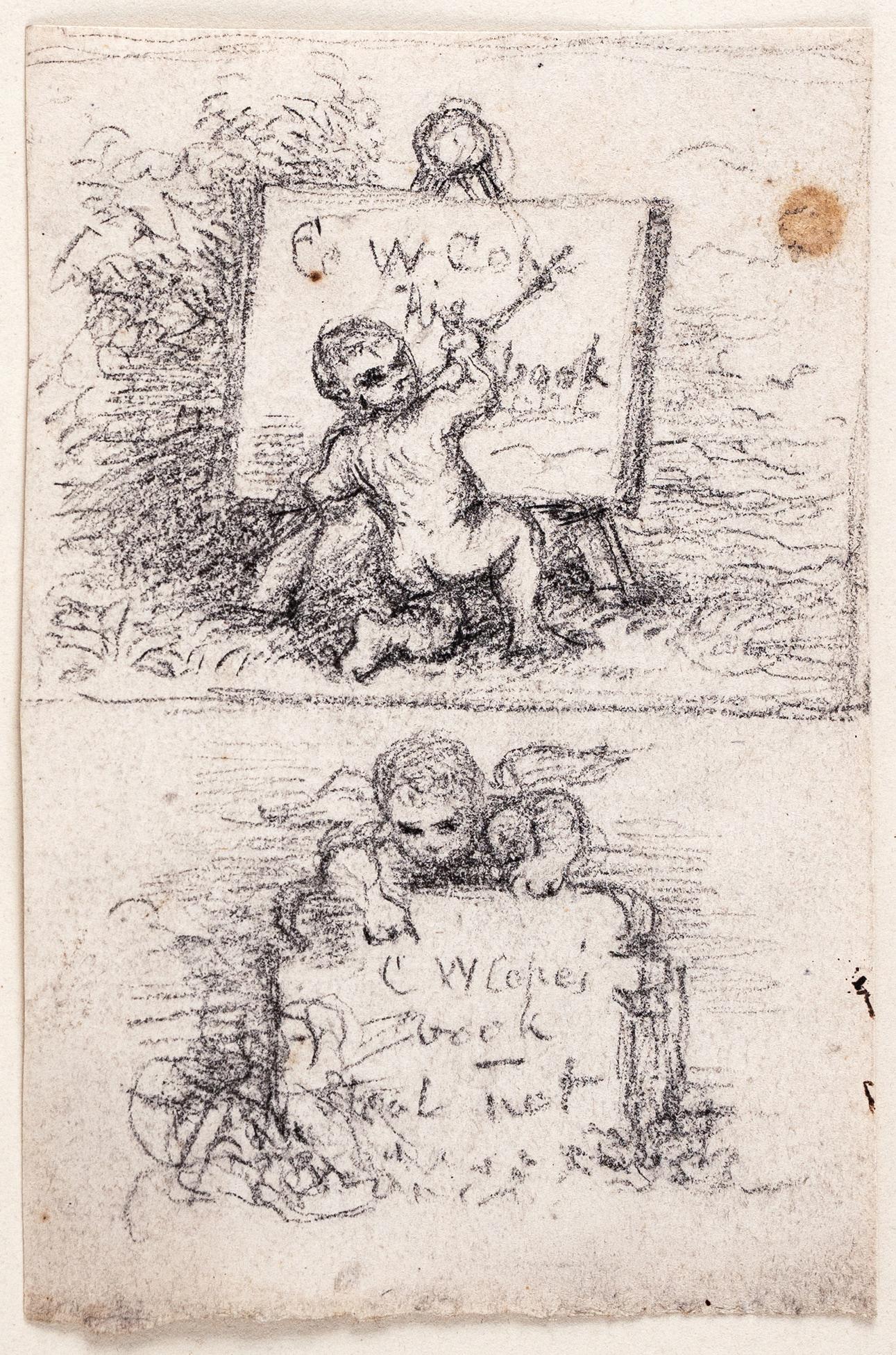 Cope R.A., Charles West (1811 – 1890) – ‘C W Cope – His Book’ / ‘C W ...