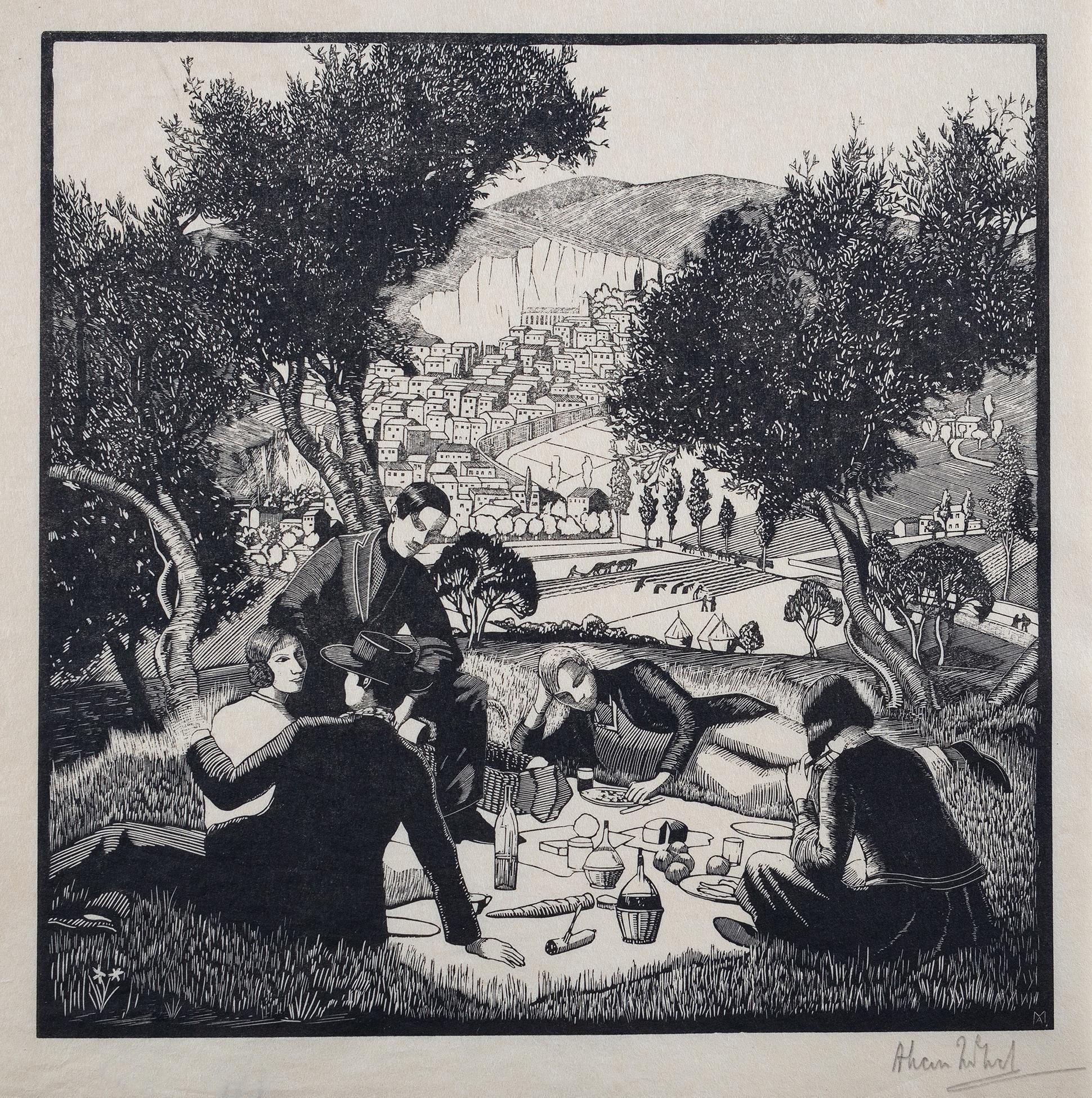 MacNab, Allan (1901 – 1982) – An Artist’s Picnic. | ABBOTT and HOLDER