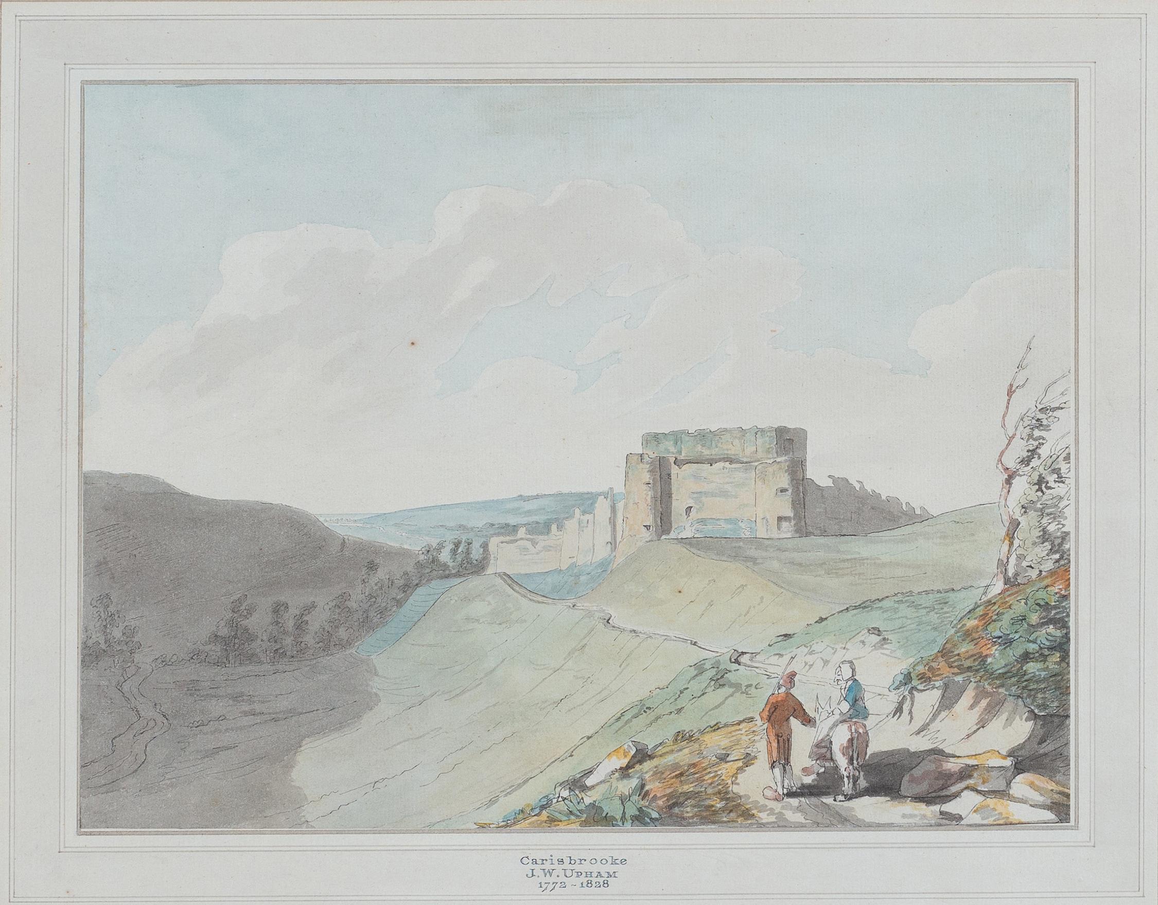 Upham, John William (1772 – 1828) – Isle of Wight; Carisbrooke Castle ...