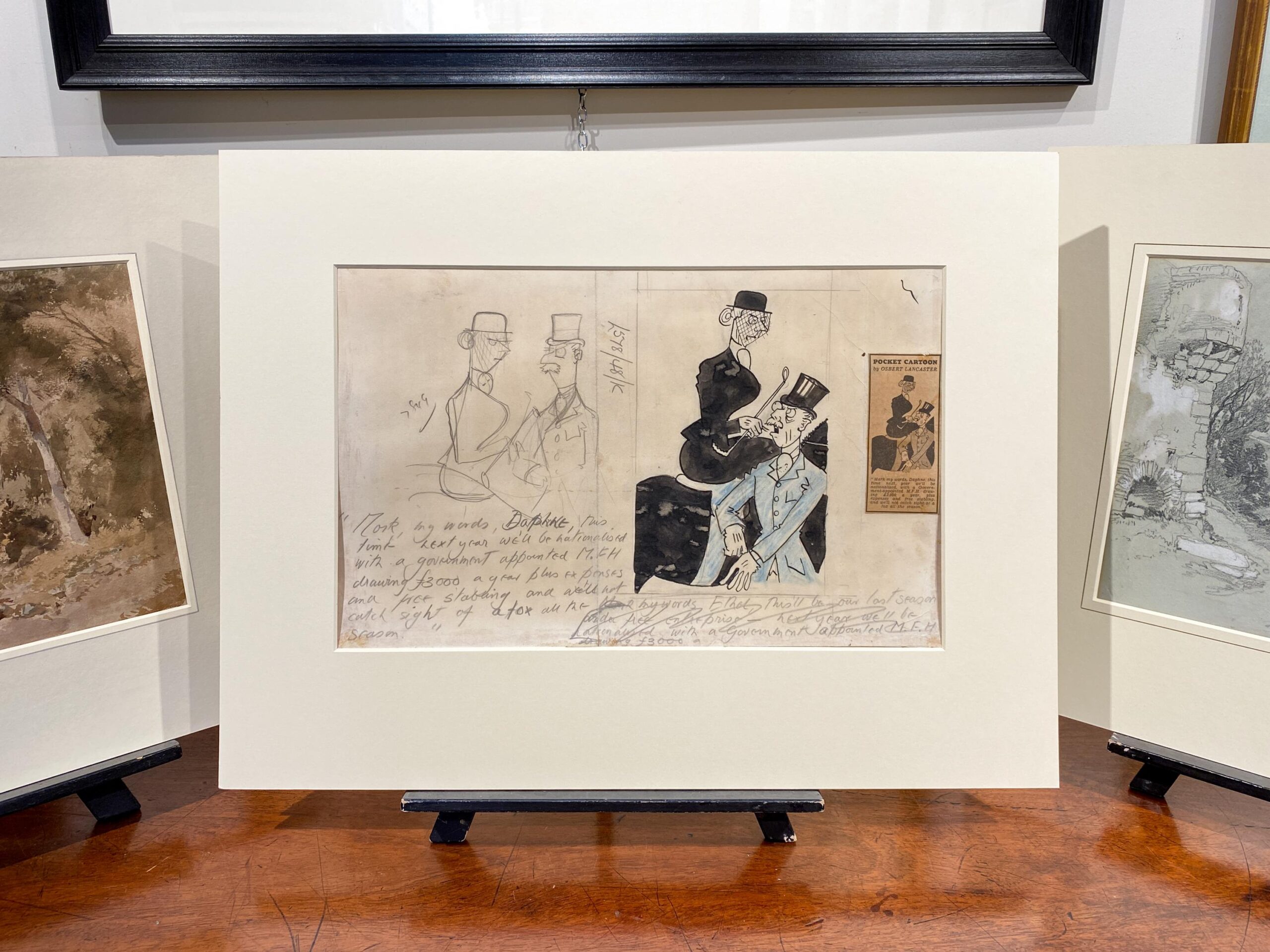 Lancaster O.B.E., Sir Osbert (1908 – 1986) – A ‘Pocket cartoon’ for the ...