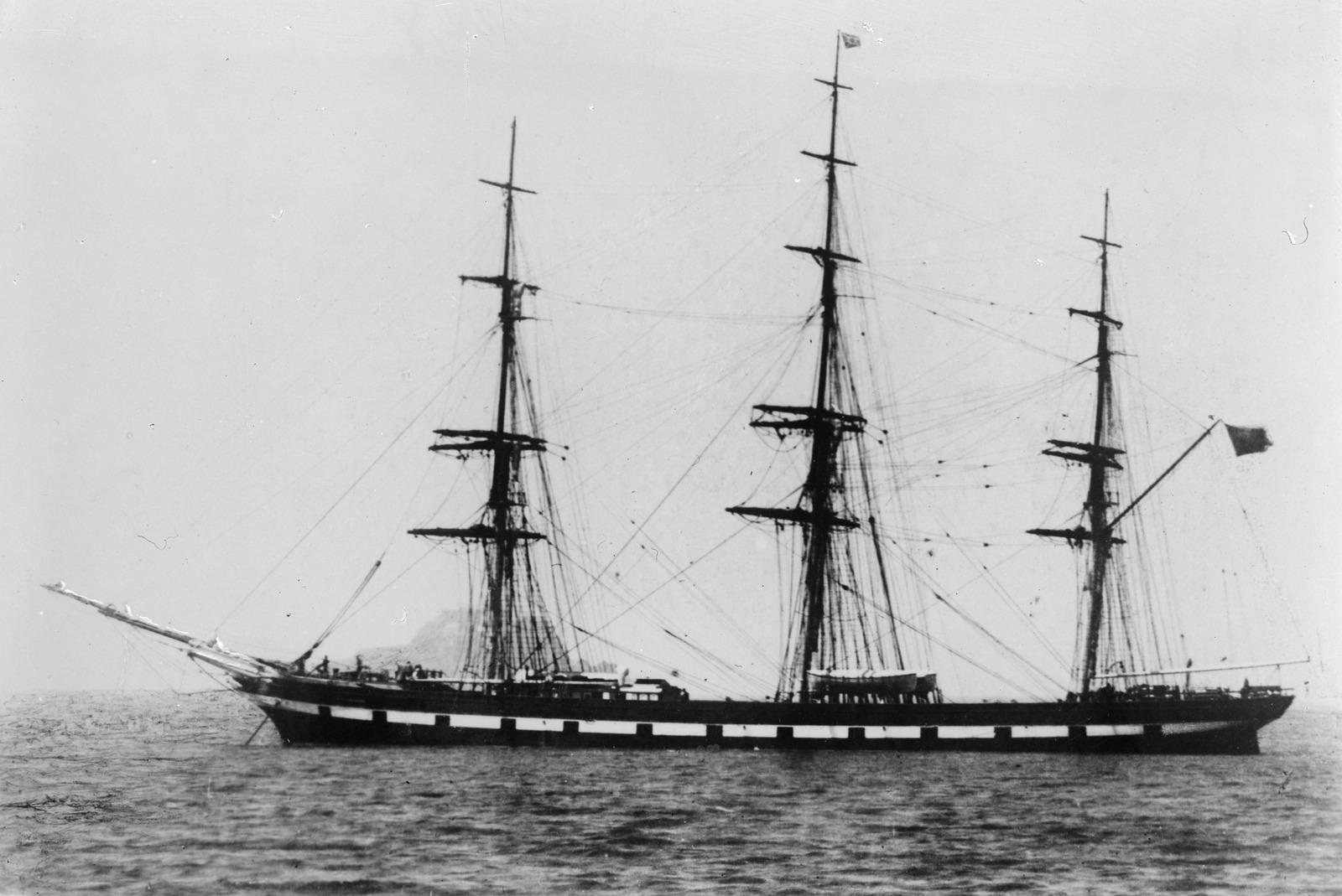 ANON (Nineteenth-Century) – The ‘Carnarvon Castle’ (built 1867) rigged ...