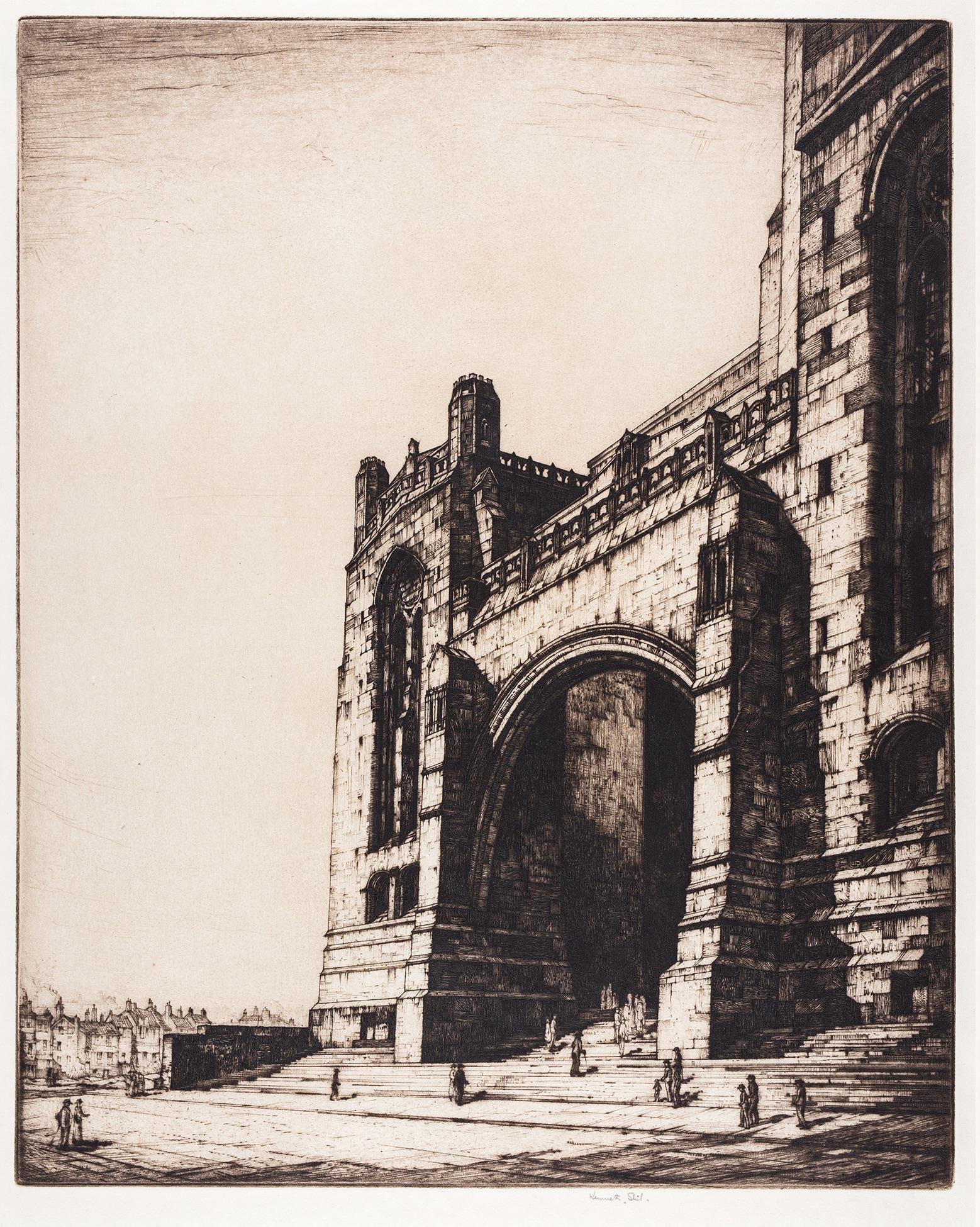 Steel, Kenneth (1906 – 1970) – ‘Rankin Porch, Liverpool Cathedral ...