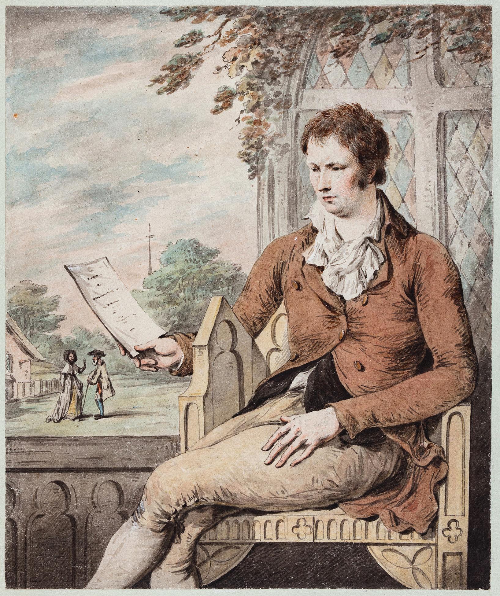 ANON (Nineteenth-Century) – Portrait of a writer, once identified as ...