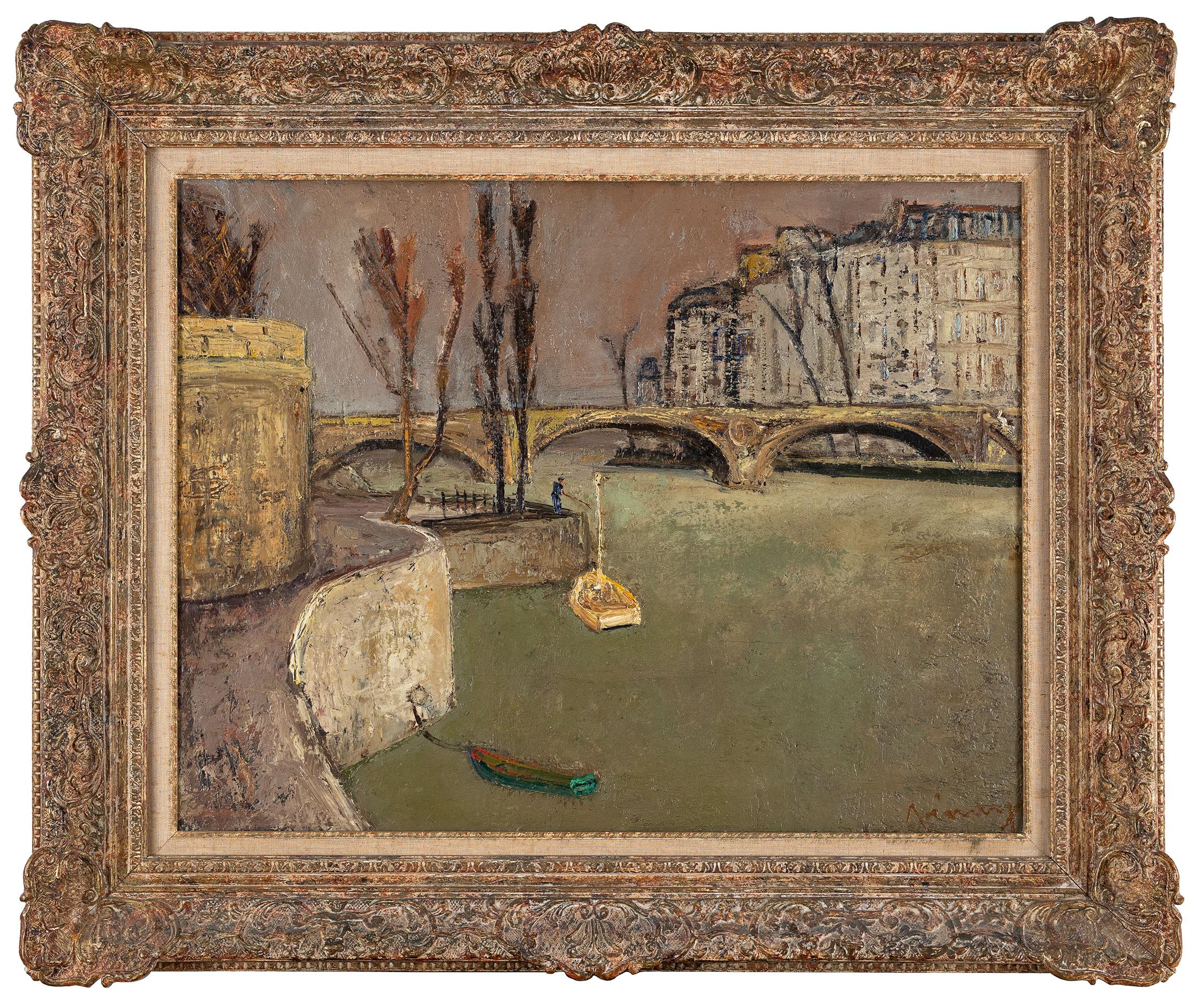 Vinay, Jean (1907 – 1978) – France; Paris, ‘Pont Marie en Ile St Louis ...