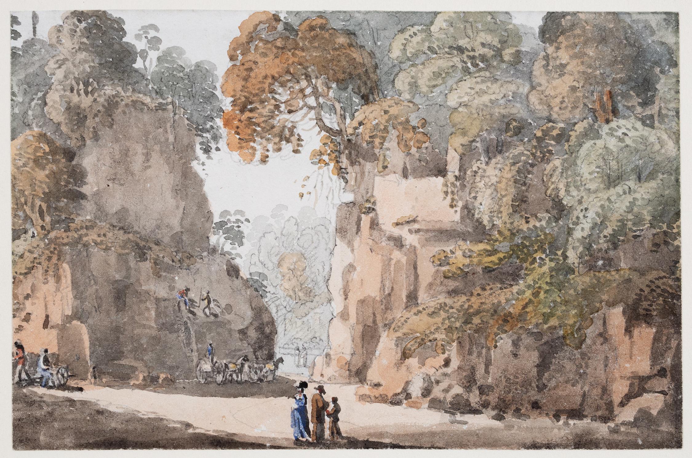 Heriot, George (1759 – 1839) – Derbyshire; the Gorge at Matlock, ‘View ...