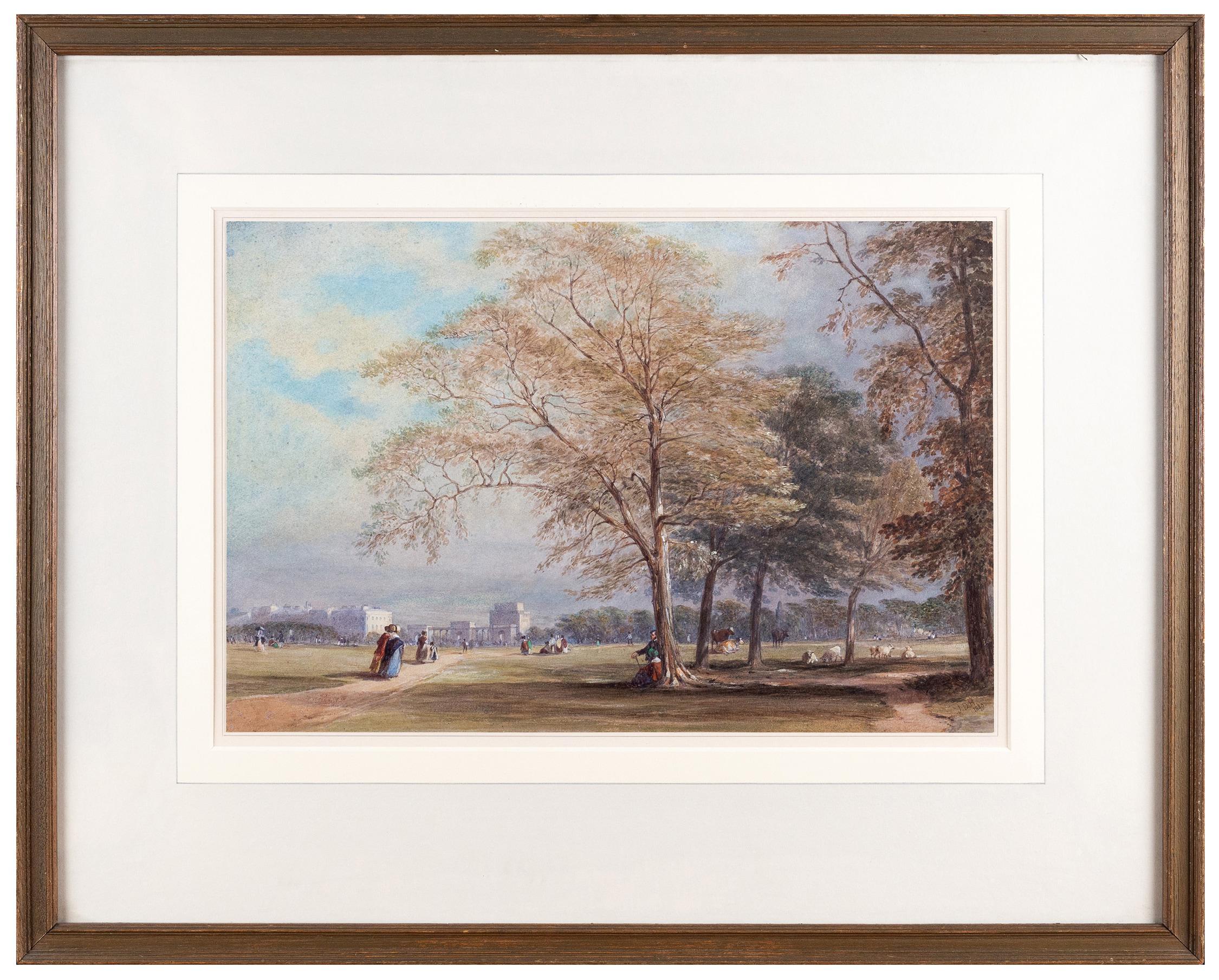 Harding O.W.S., James Duffield (1797 – 1863) – London; Hyde Park Corner ...