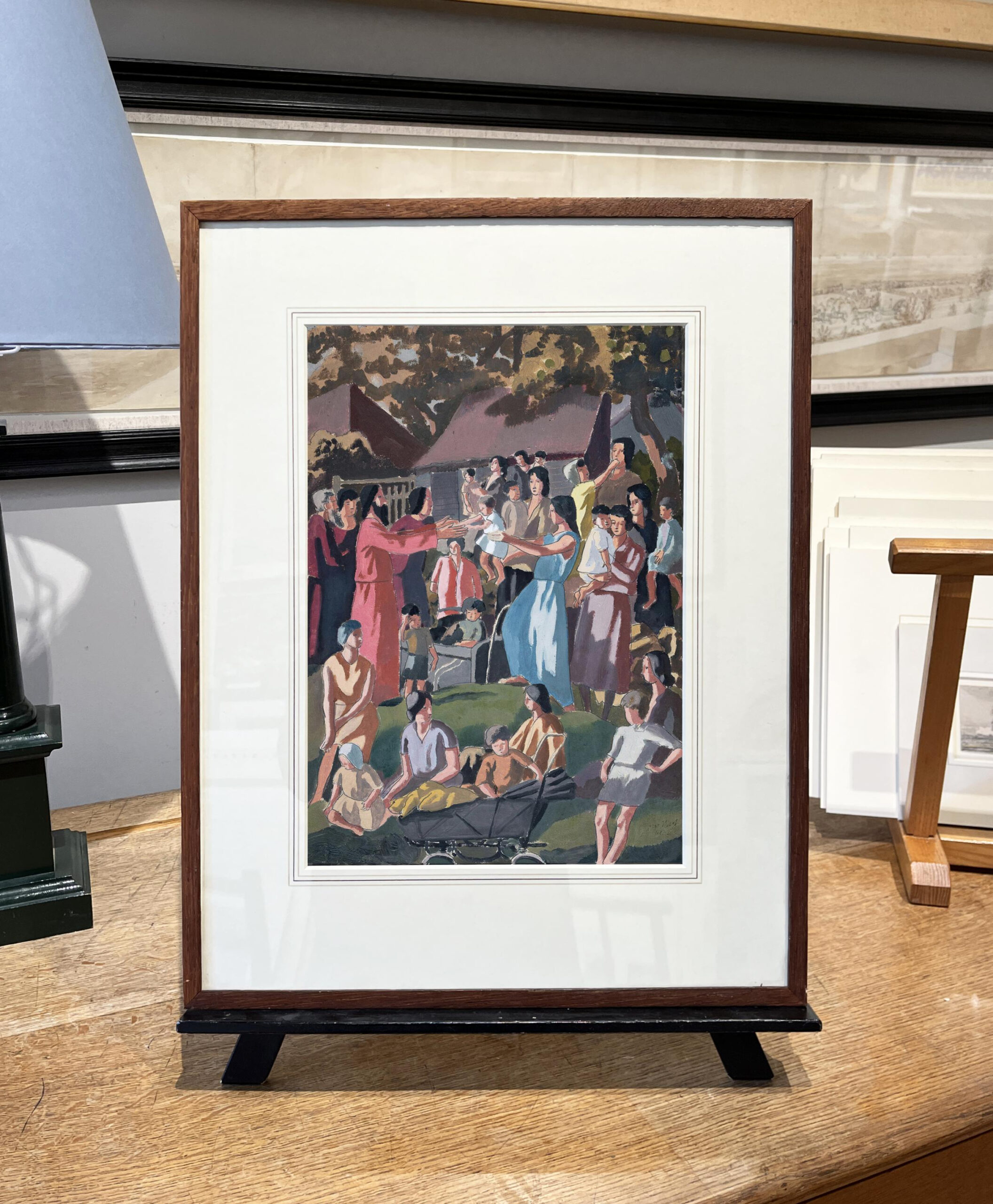 Nash, Tom Saunders (1891 – 1968) – Christ blessing the Children ...