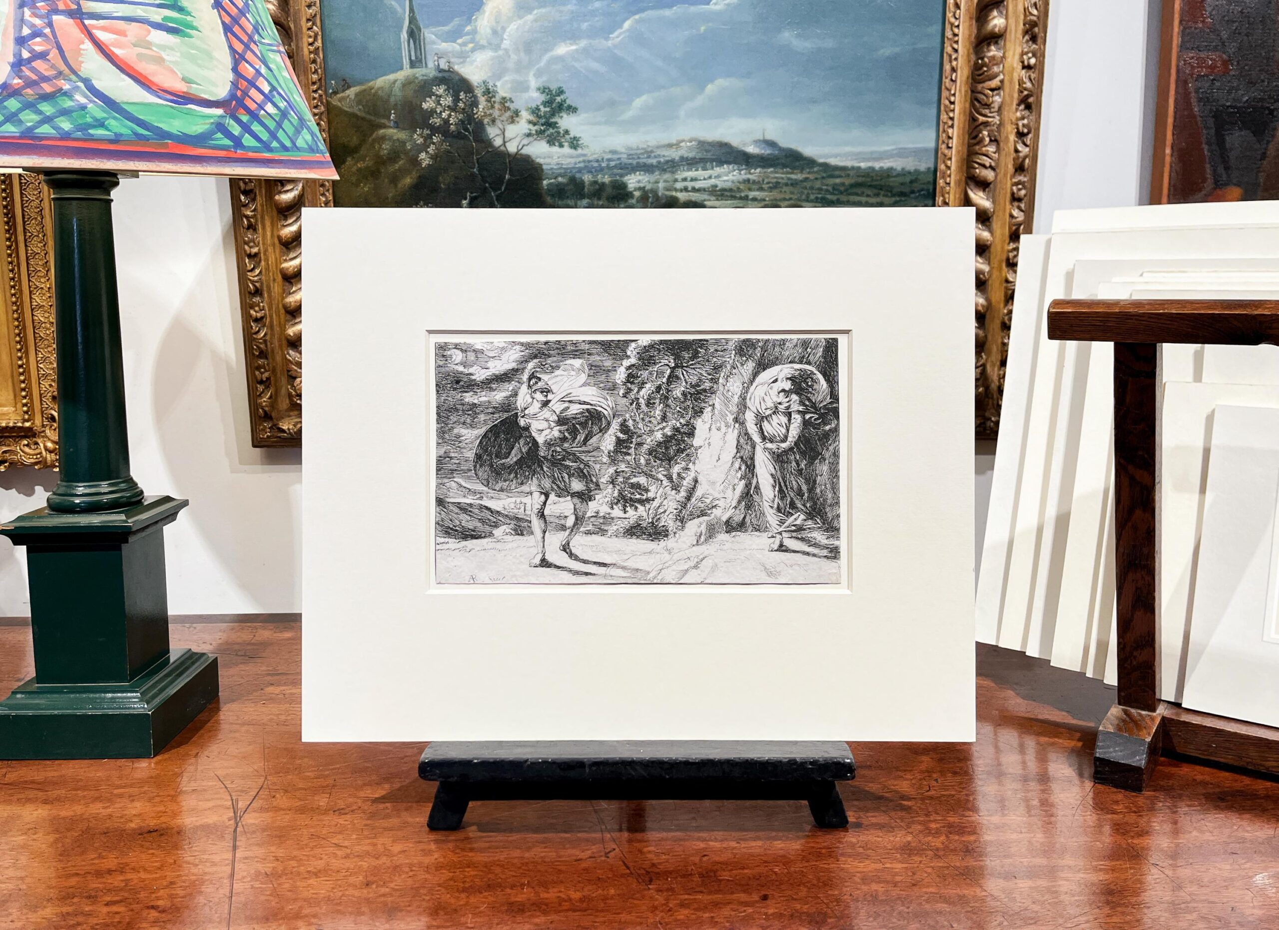 Runciman, Alexander (1736 – 1785) – Ossian; Finigal Encounters Conban ...